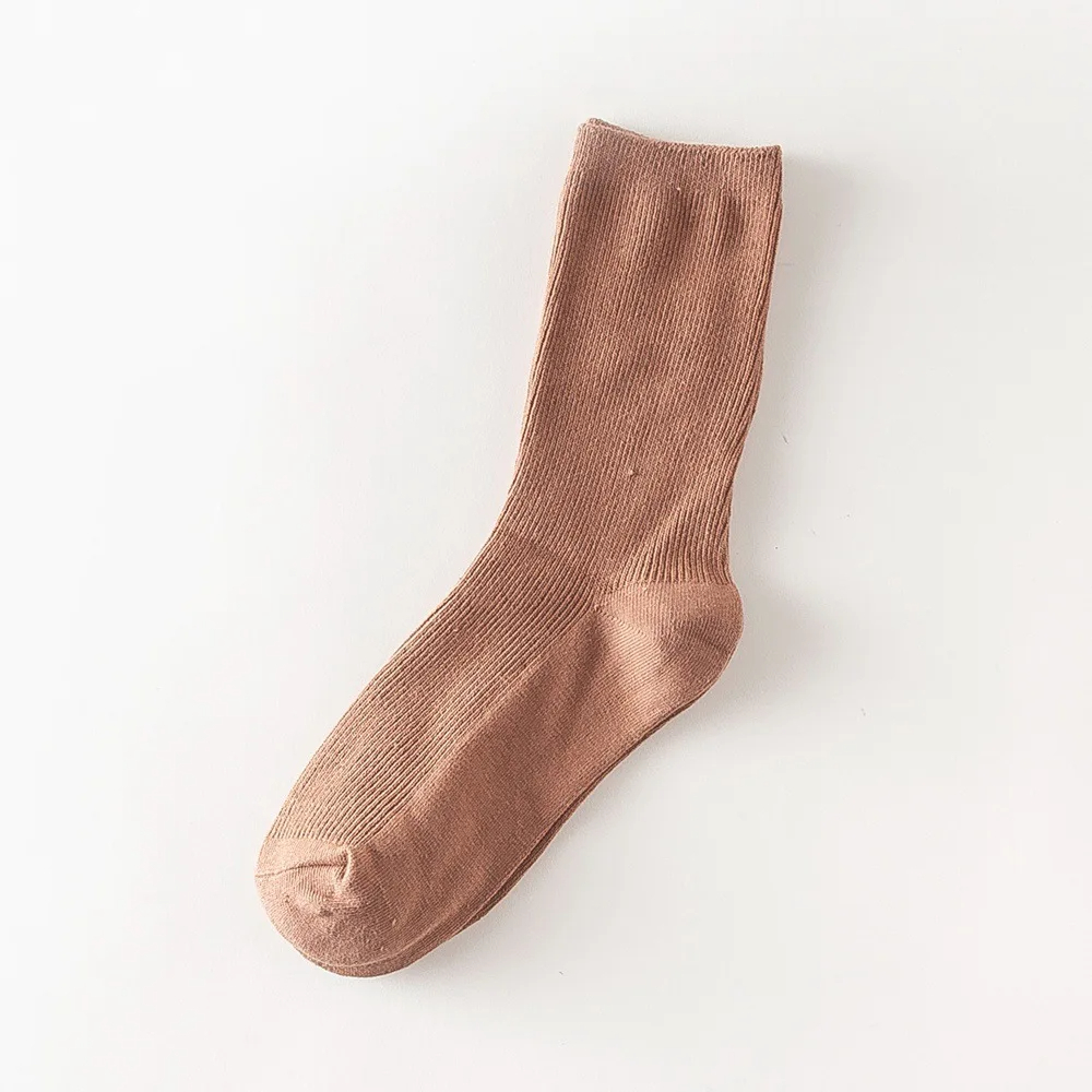 Pop Colour Rib Crew Socks (14 colours) – Ice Cream Cake