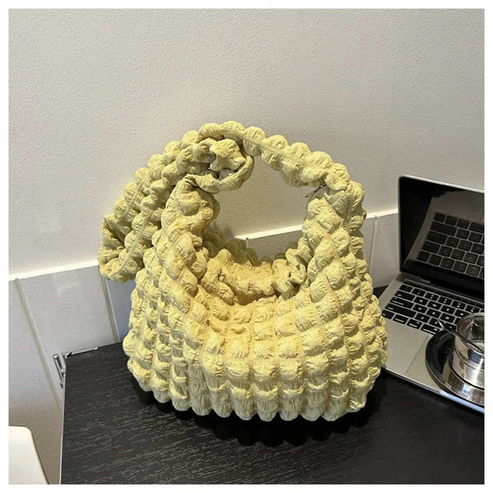 Waffle Texture Shoulder Bag (5 Colours) – Ice Cream Cake