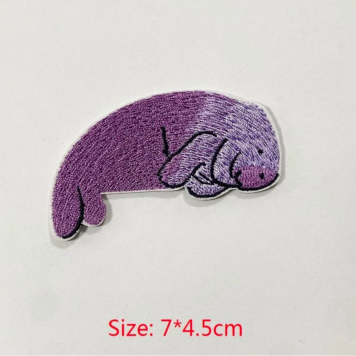 Animal Friends Embroidered Iron-On Patch – Ice Cream Cake