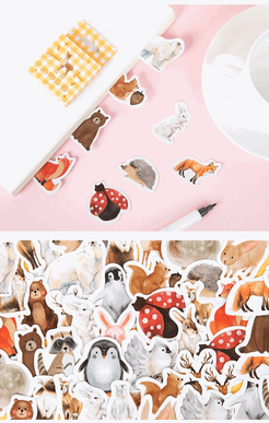 Animal Sticker Set (45 Stickers) – Ice Cream Cake