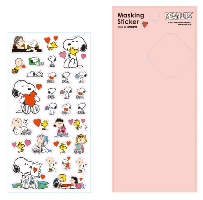Snoopy and Friends Peanuts Sticker Sheet (4 Designs) – Ice Cream Cake