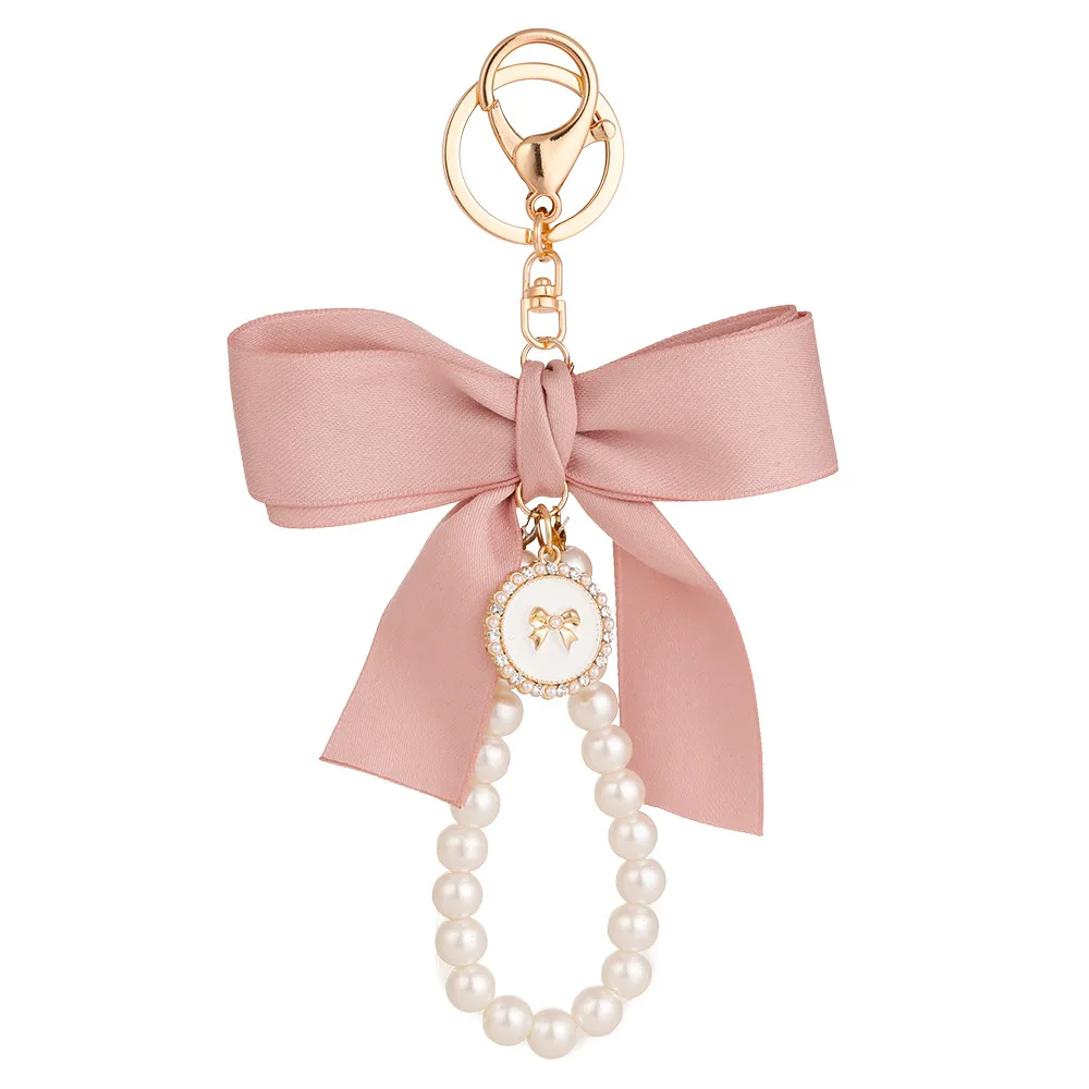 Coquette Ribbon Bow and Pearls Clip On Charm (6 Colours) – Ice Cream Cake