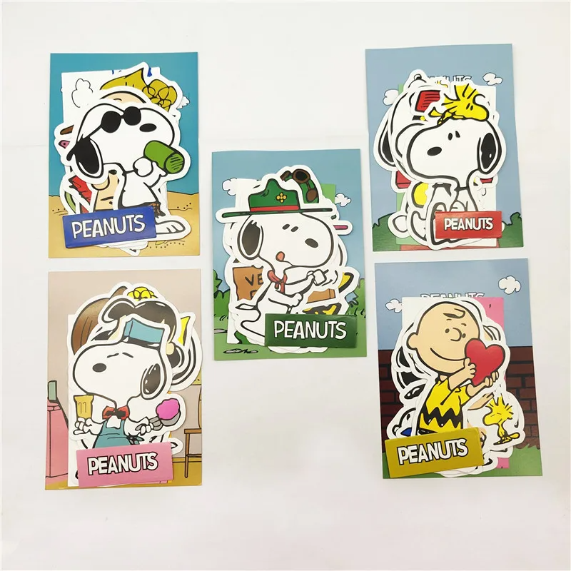 Snoopy and Friends Peanuts Sticker Packs (5 Designs) – Ice Cream Cake