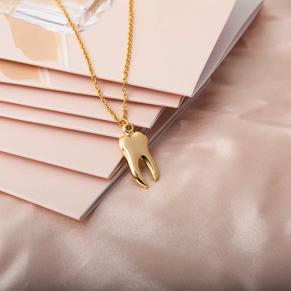 Tooth Charm Necklace (2 Colours) – Ice Cream Cake