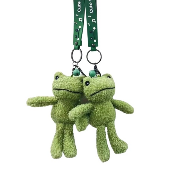 Cutie Frog Plush Keychains – Ice Cream Cake