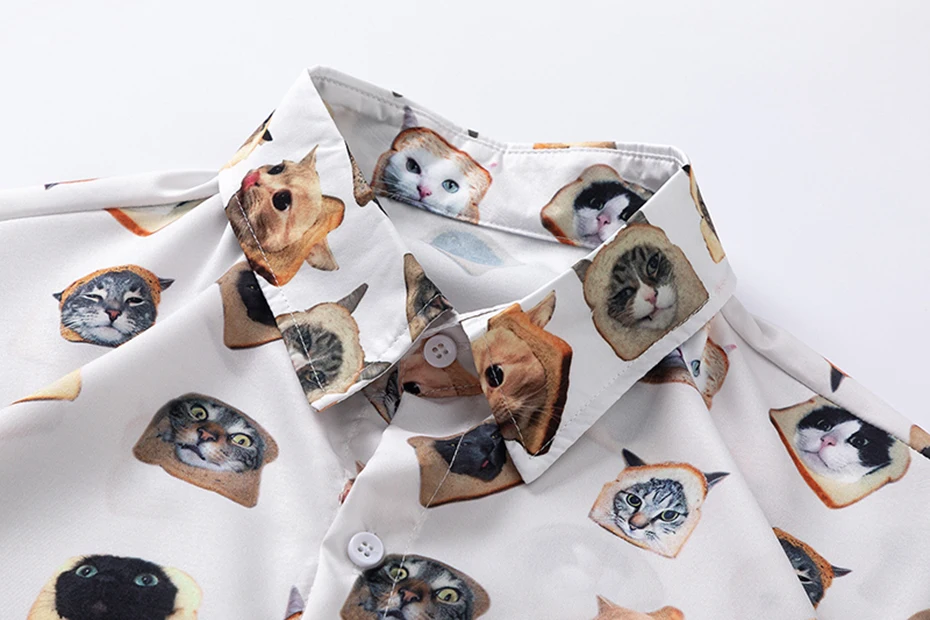 Toast Cats Collage Blouse – Ice Cream Cake
