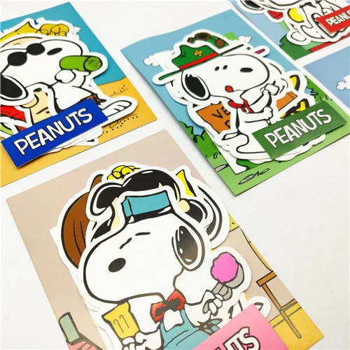 Snoopy and Friends Peanuts Sticker Packs (5 Designs) – Ice Cream Cake