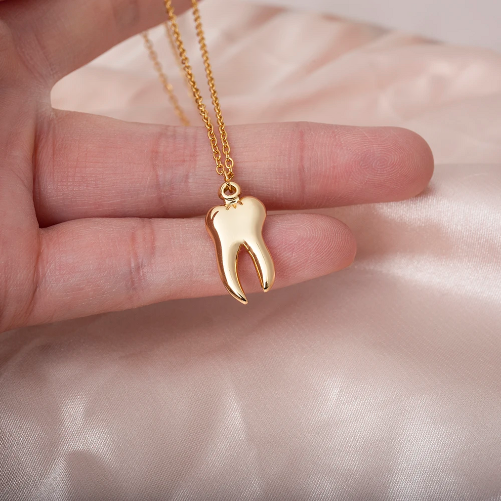 Tooth Charm Necklace (2 Colours) – Ice Cream Cake