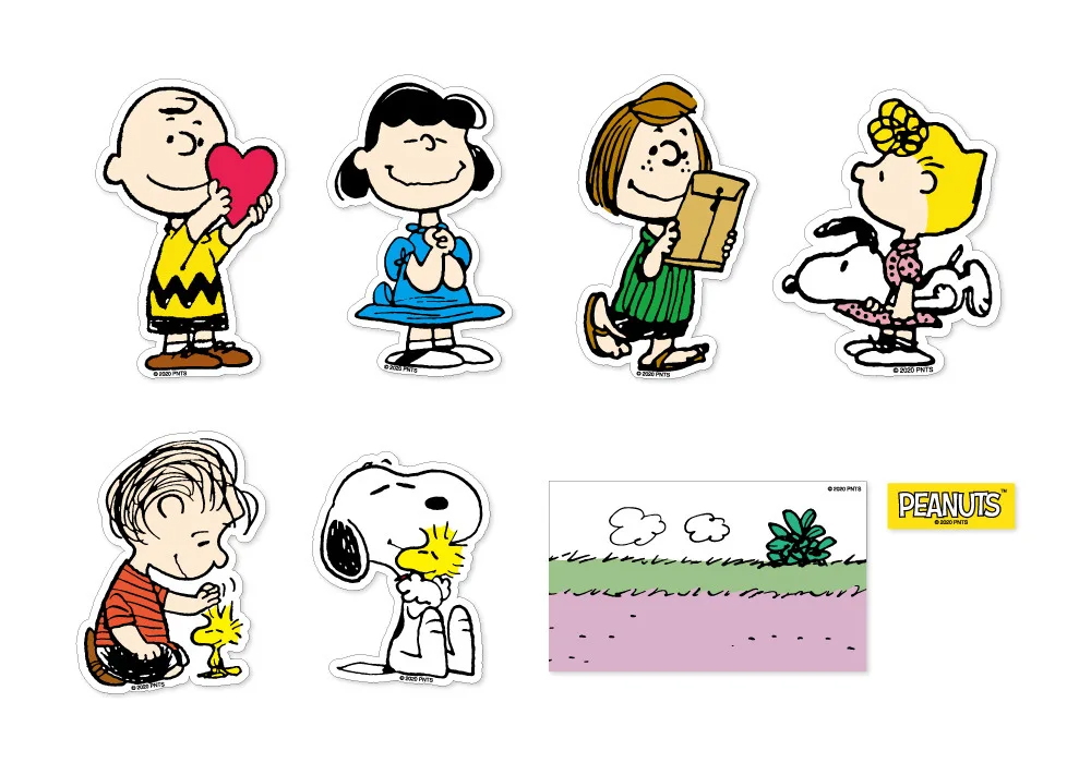 Snoopy and Friends Peanuts Sticker Packs (5 Designs) – Ice Cream Cake