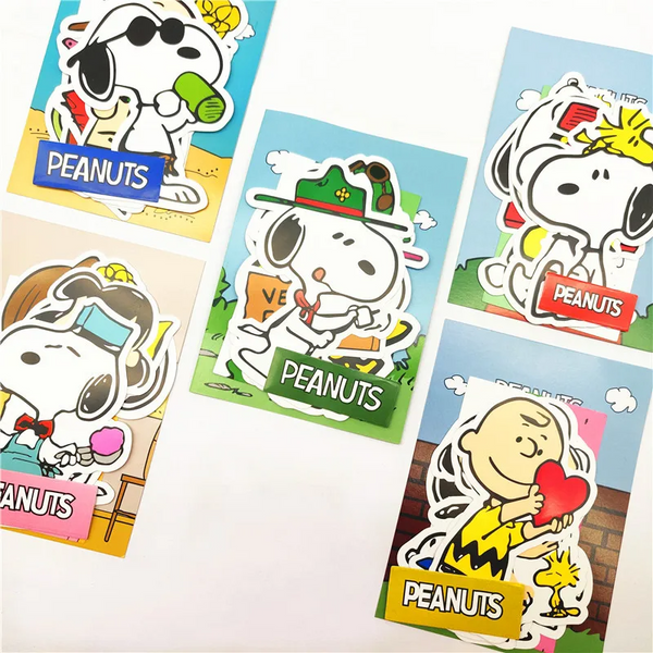 Snoopy and Friends Peanuts Sticker Packs (5 Designs) – Ice Cream Cake