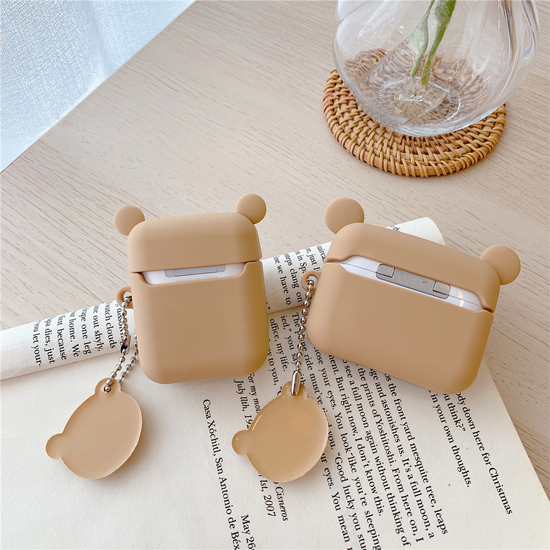 Teddy Bear Fidget Airpod Case Cover – Ice Cream Cake