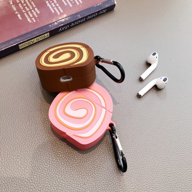 Chiffon Roll Cake Airpod Case Cover (2 Colours) – Ice Cream Cake