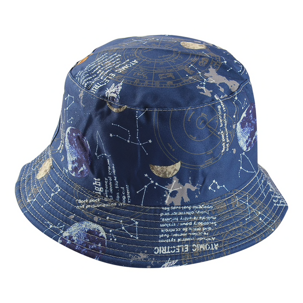 Retro Space Print Reversible Bucket Hat (2 Colours) – Ice Cream Cake