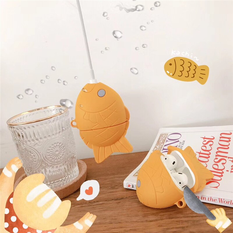 Dorayaki Fish Bun Airpod Case Cover – Ice Cream Cake