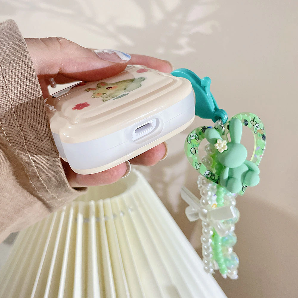 Rabbit and Carrot AirPods Charger Case Cover – Ice Cream Cake